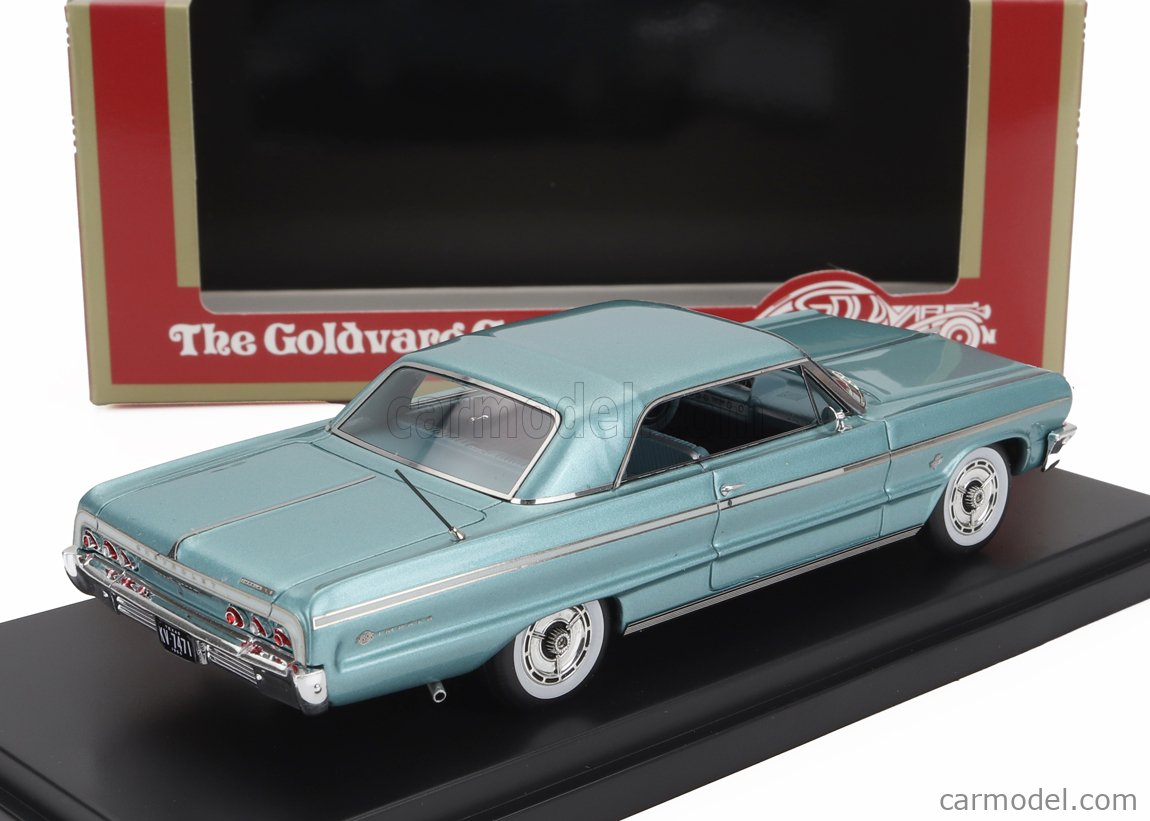 GOLDVARG GC073B Scale 1/43 | CHEVROLET IMPALA CABRIOLET 1964 AZURRE
