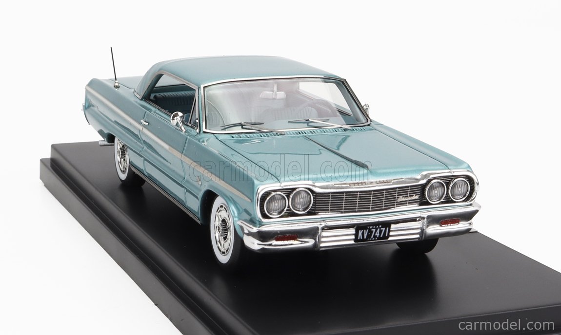 GOLDVARG GC073B Scale 1/43 | CHEVROLET IMPALA CABRIOLET 1964 AZURRE
