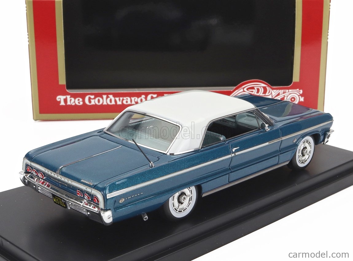 GOLDVARG GC073A Scale 1/43 | CHEVROLET IMPALA CABRIOLET 1964 LAGOON WHITE