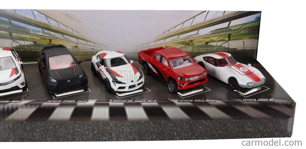 MAJORETTE 212053189 Scale 1/64 | TOYOTA SET TOYOTA RACING 5X COROLLA ...