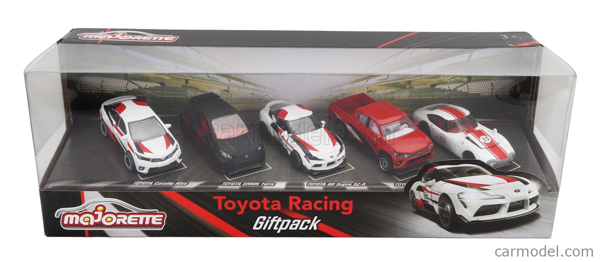 MAJORETTE 212053189 Scale 1/64 | TOYOTA SET TOYOTA RACING 5X COROLLA ...