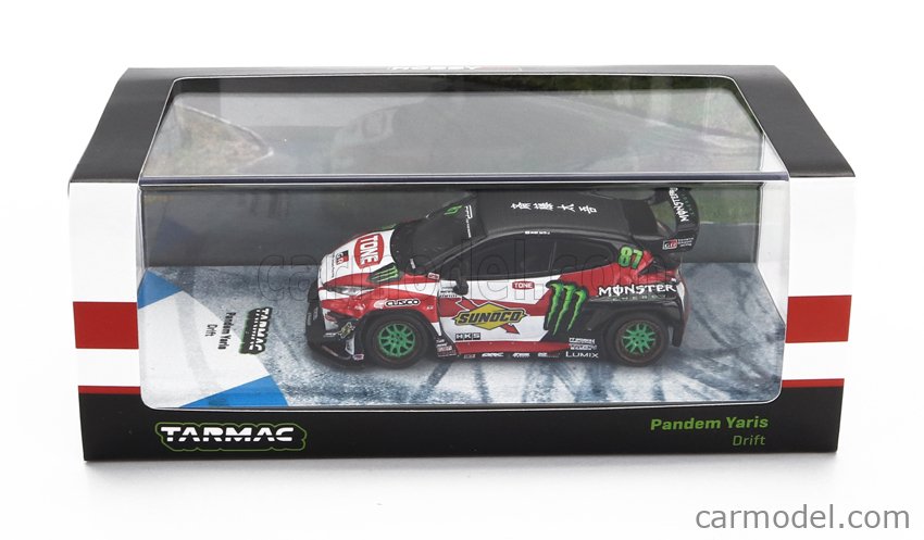 TARMAC T64-080-MON Scale 1/64 | TOYOTA YARIS N 87 PANDEM DRIFT 2022 ...