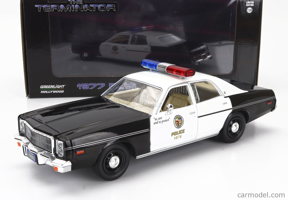 GREENLIGHT 84193 Scale 1/24 | PLYMOUTH FURY METROPOLITAN POLICE 1977 ...