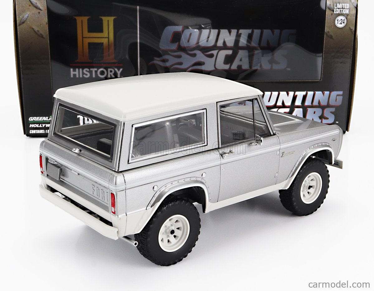 GREENLIGHT 84191 Scale 1/24 | FORD USA BRONCO 1967 - COUNTING CARS SILVER