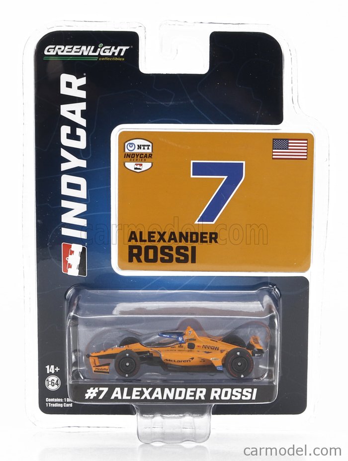 GREENLIGHT 11584 Scale 1/64 | McLAREN TEAM ARROW McLAREN SP N 7 INDY ...