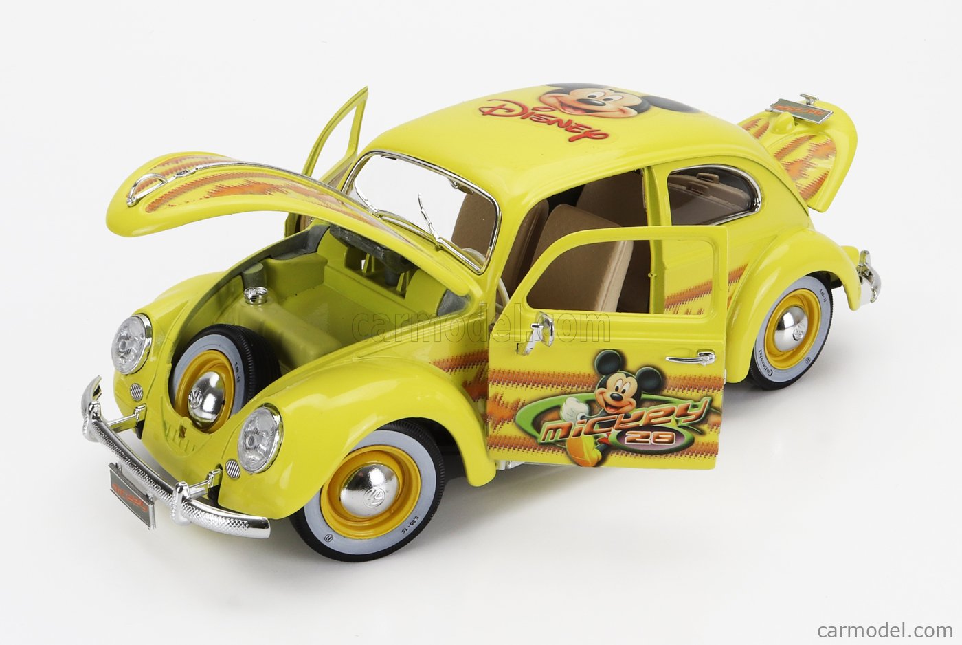 BURAGO 2002 Scale 1/18 | WALT DISNEY VOLKSWAGEN BEETLE AUTO DI TOPOLINO ...