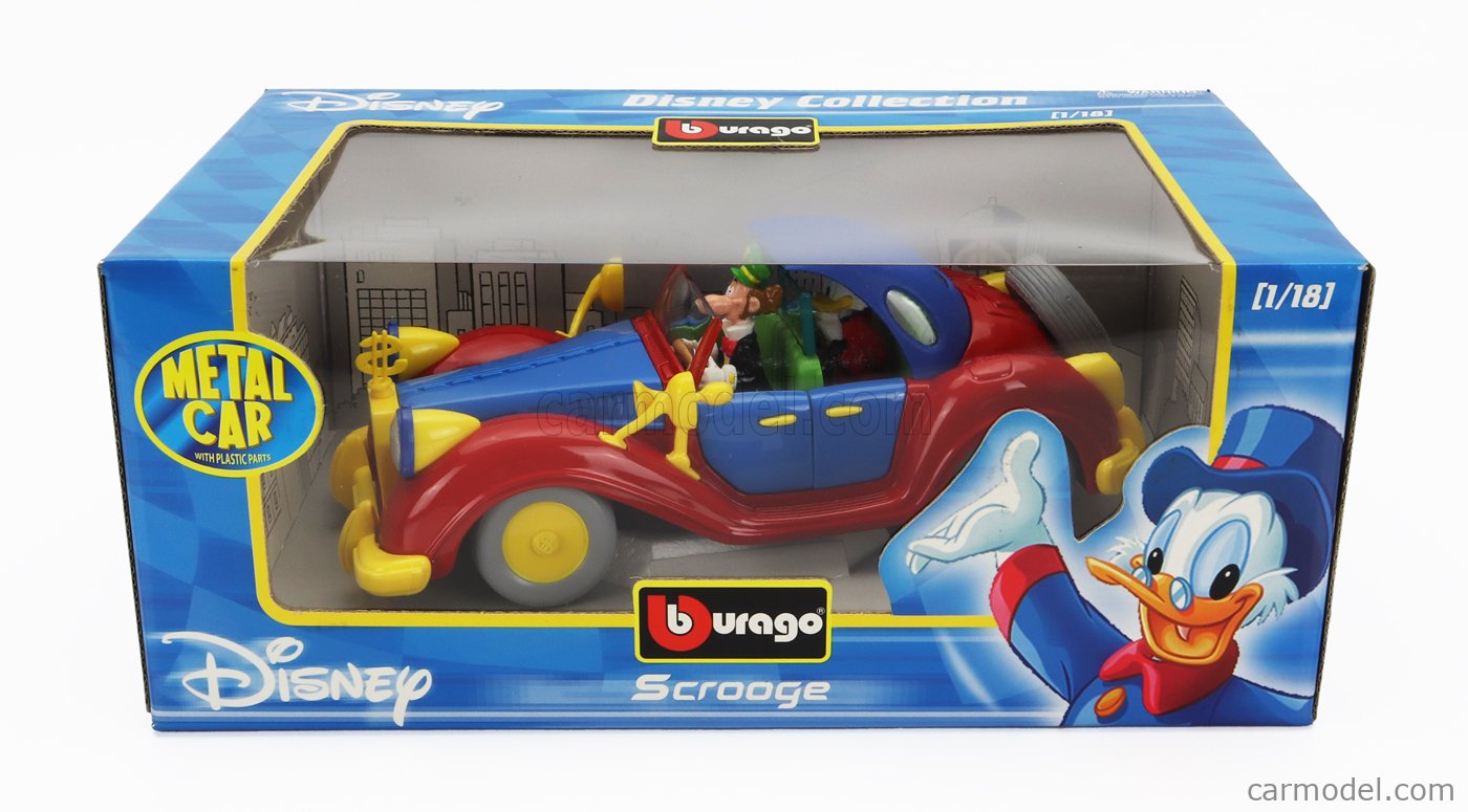 BURAGO 2603 Scale 1/18 | WALT DISNEY AUTO DI ZIO PAPERONE - UNCLE ...