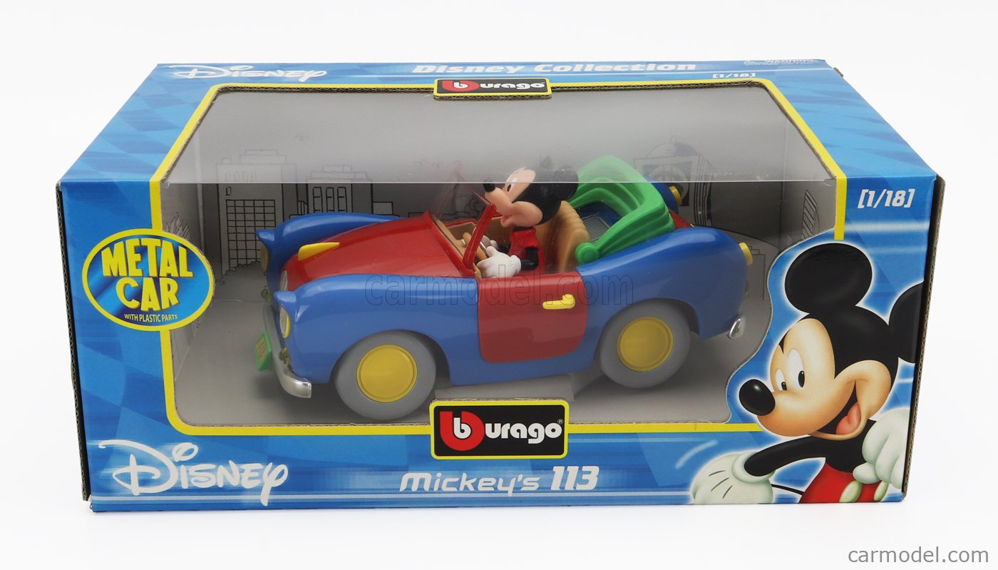 BURAGO 2602 Scale 1/18 | WALT DISNEY AUTO 113 DI TOPOLINO - MICKEY CAR ...