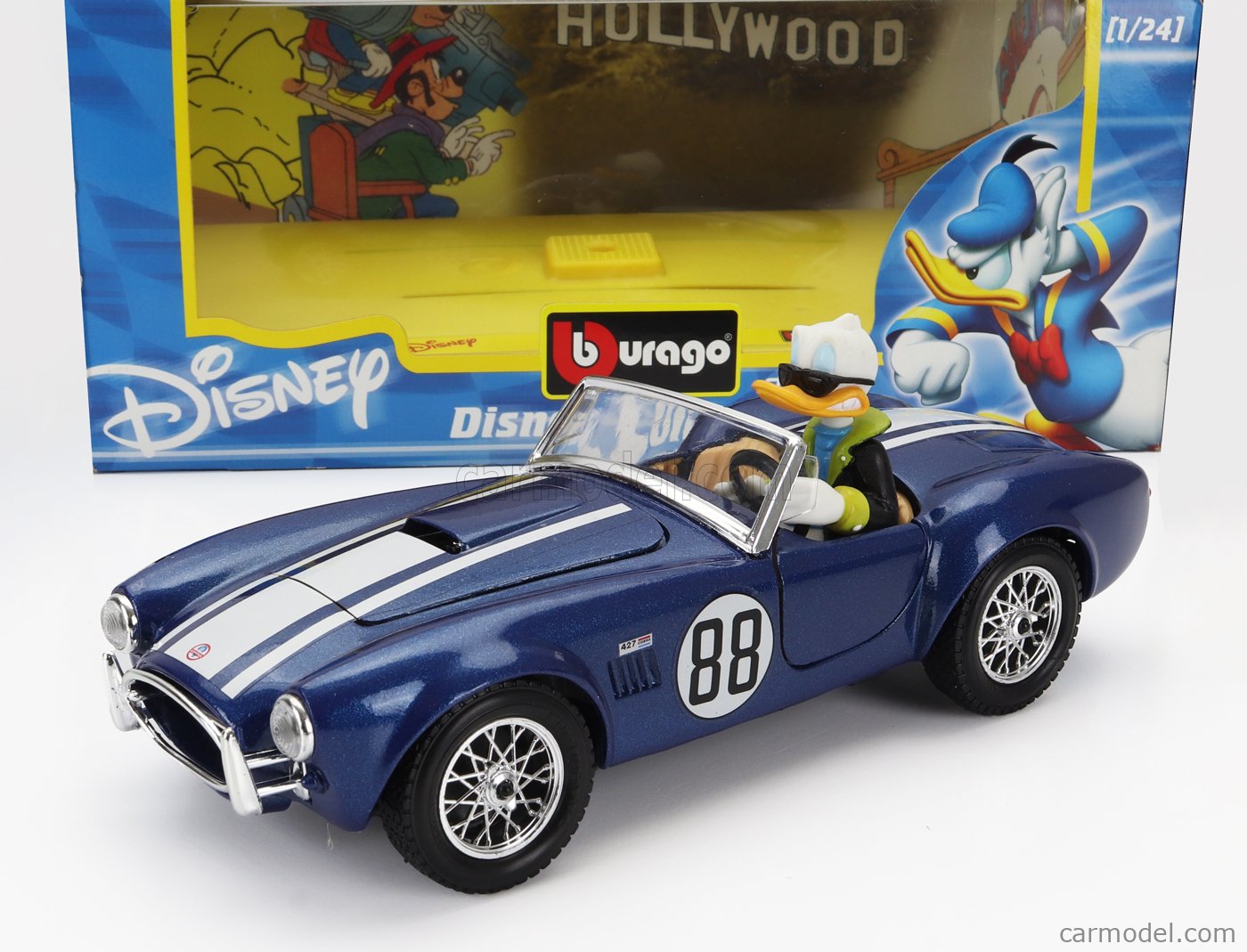 BURAGO 2304 Scale 1/24 | WALT DISNEY SHELBY COBRA 427 SPIDER N 88 ...