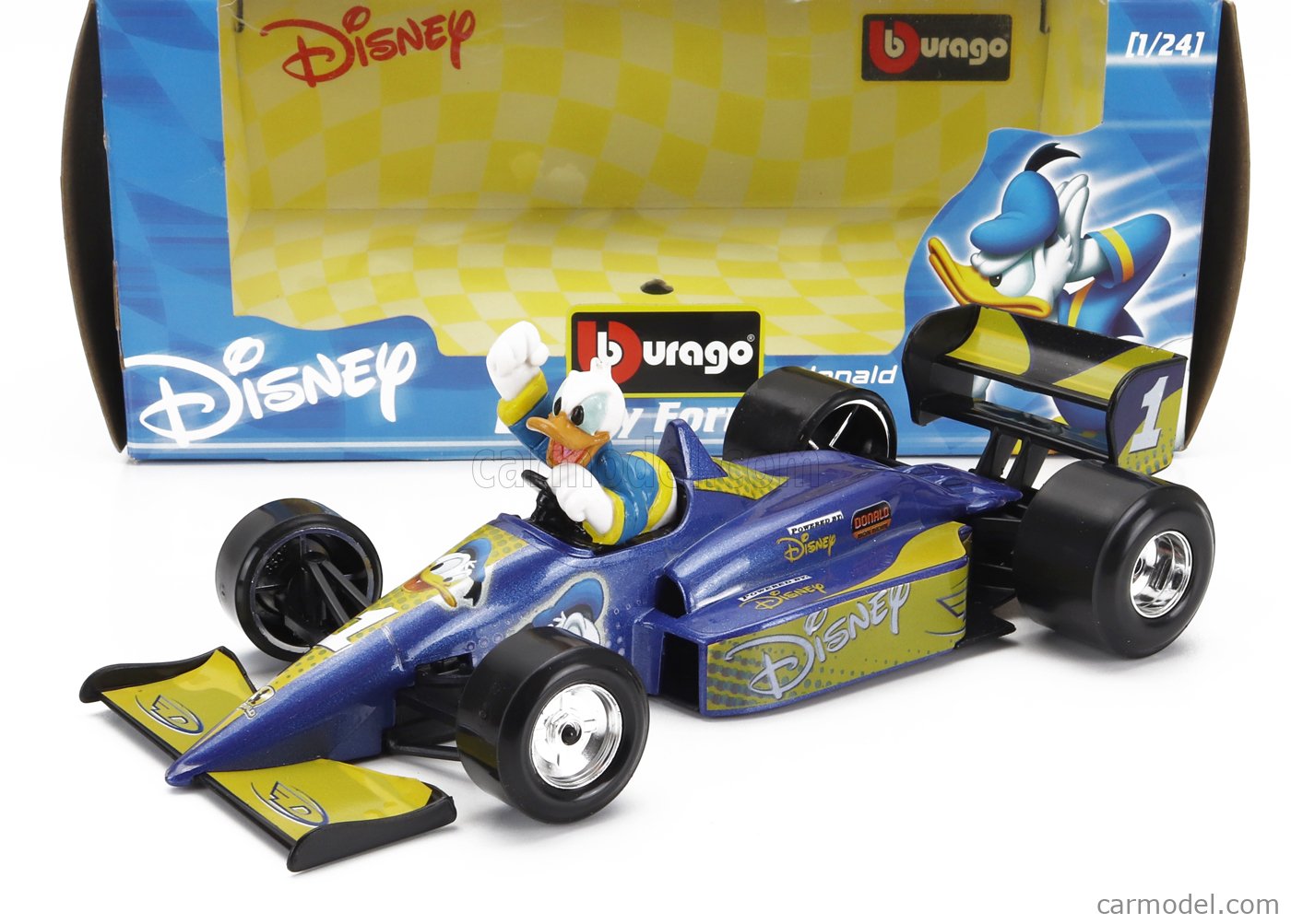 BURAGO 2903 Escala 1/24 | WALT DISNEY F1 N 1 RACING DI PAPERINO ...