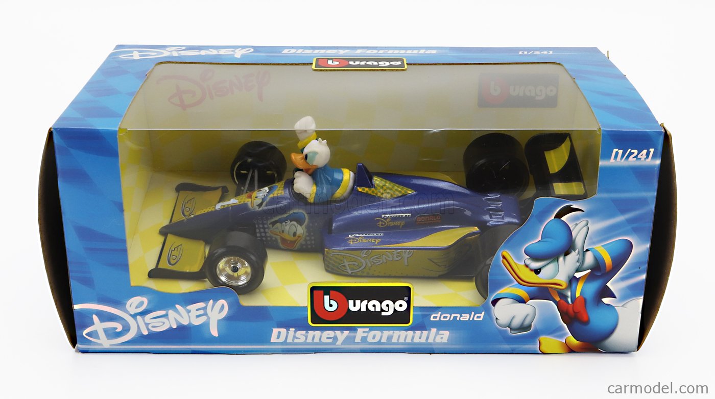 BURAGO 2903 Masstab: 1/24 | WALT DISNEY F1 N 1 RACING DI PAPERINO ...