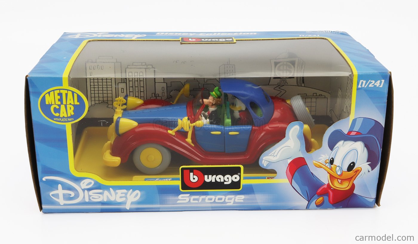 BURAGO 23003 Scale 1/24 | WALT DISNEY AUTO DI ZIO PAPERONE - UNCLE ...