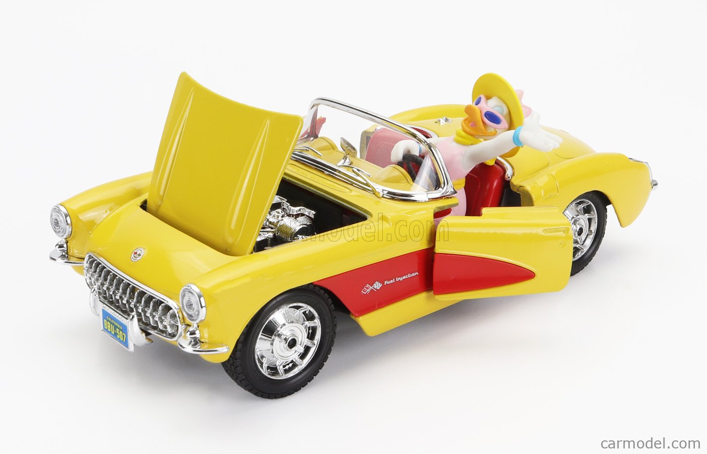 BURAGO 2306 Scala 1/24 | WALT DISNEY CHEVROLET CORVETTE SPIDER 1957 DI ...