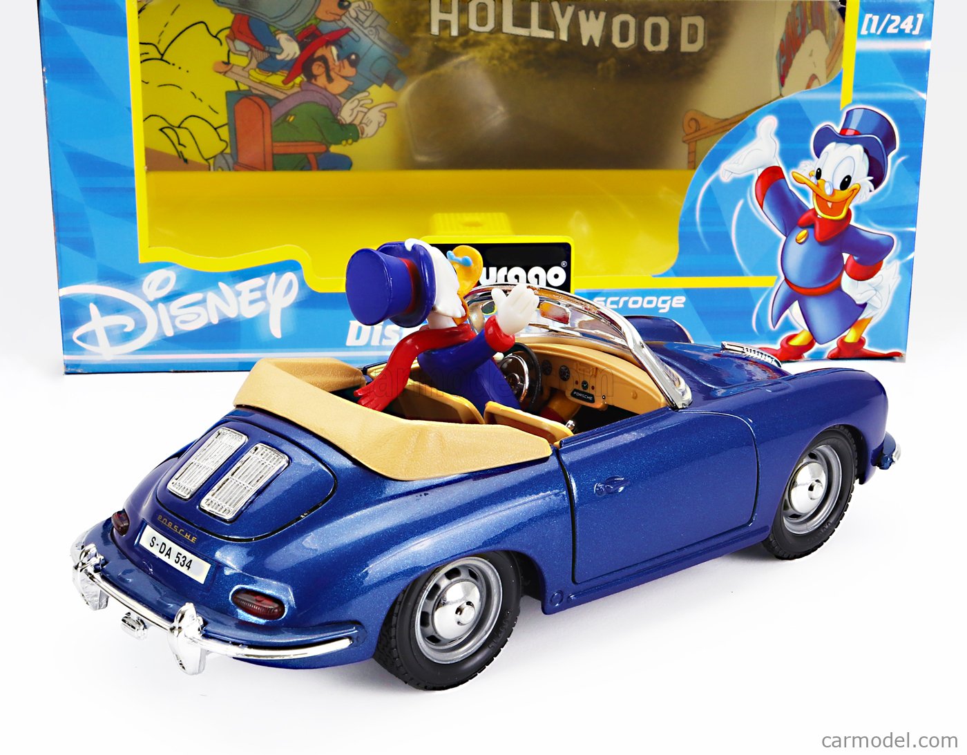 BURAGO 2302 Escala 1/24 | WALT DISNEY PORSCHE 356 CABRIOLET DI ZIO ...