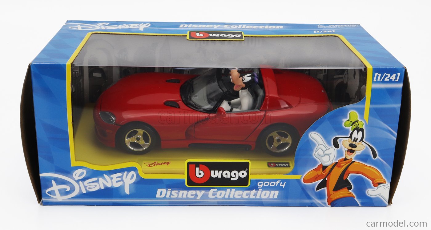 BURAGO 2305 Scale 1/24 | WALT DISNEY DODGE VIPER RT/10 DI PIPPO - GOOFY ...