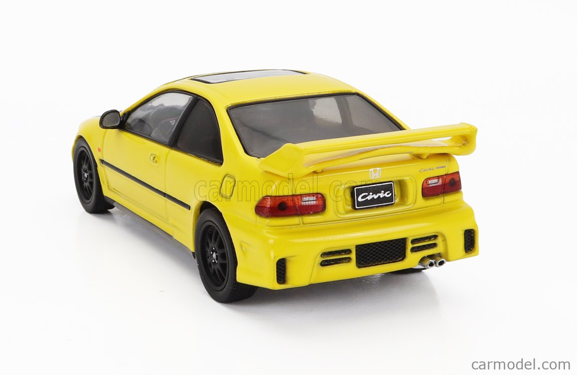 IXO-MODELS CLC528N.22 Scale 1/43 | HONDA CIVIC EJ1 COUPE 1995 YELLOW BLACK