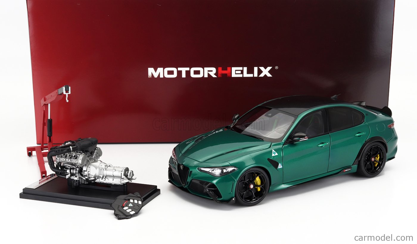 MOTORHELIX M89002 Scale 1/18 | ALFA ROMEO GIULIA GTA 2021 WITH ENGINE ...