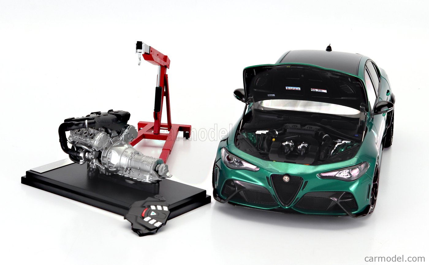 MOTORHELIX M89002 Scale 1/18 | ALFA ROMEO GIULIA GTA 2021 WITH ENGINE ...