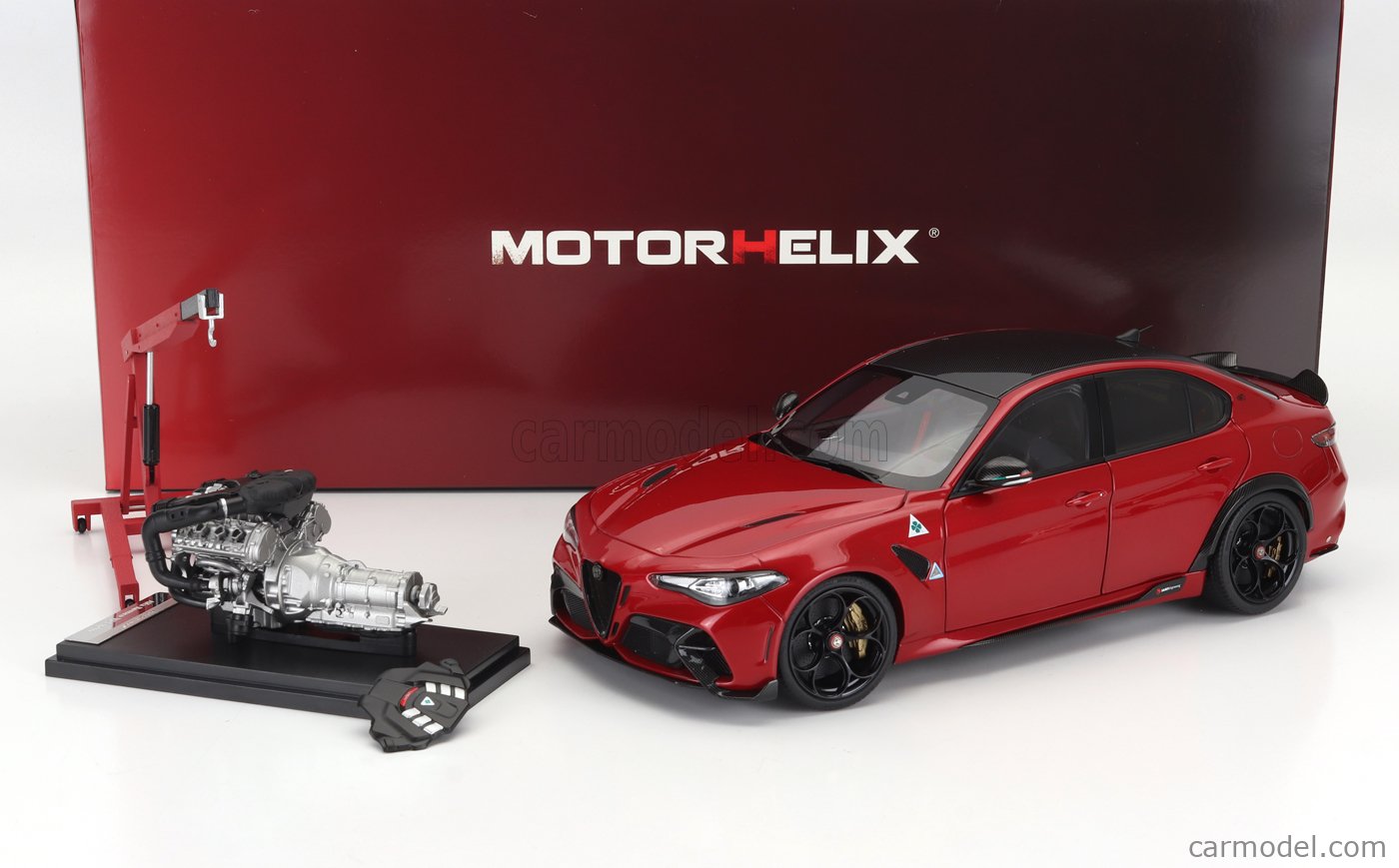 MOTORHELIX M89001 Scala 1/18 | ALFA ROMEO GIULIA GTA 2021 WITH ENGINE ...