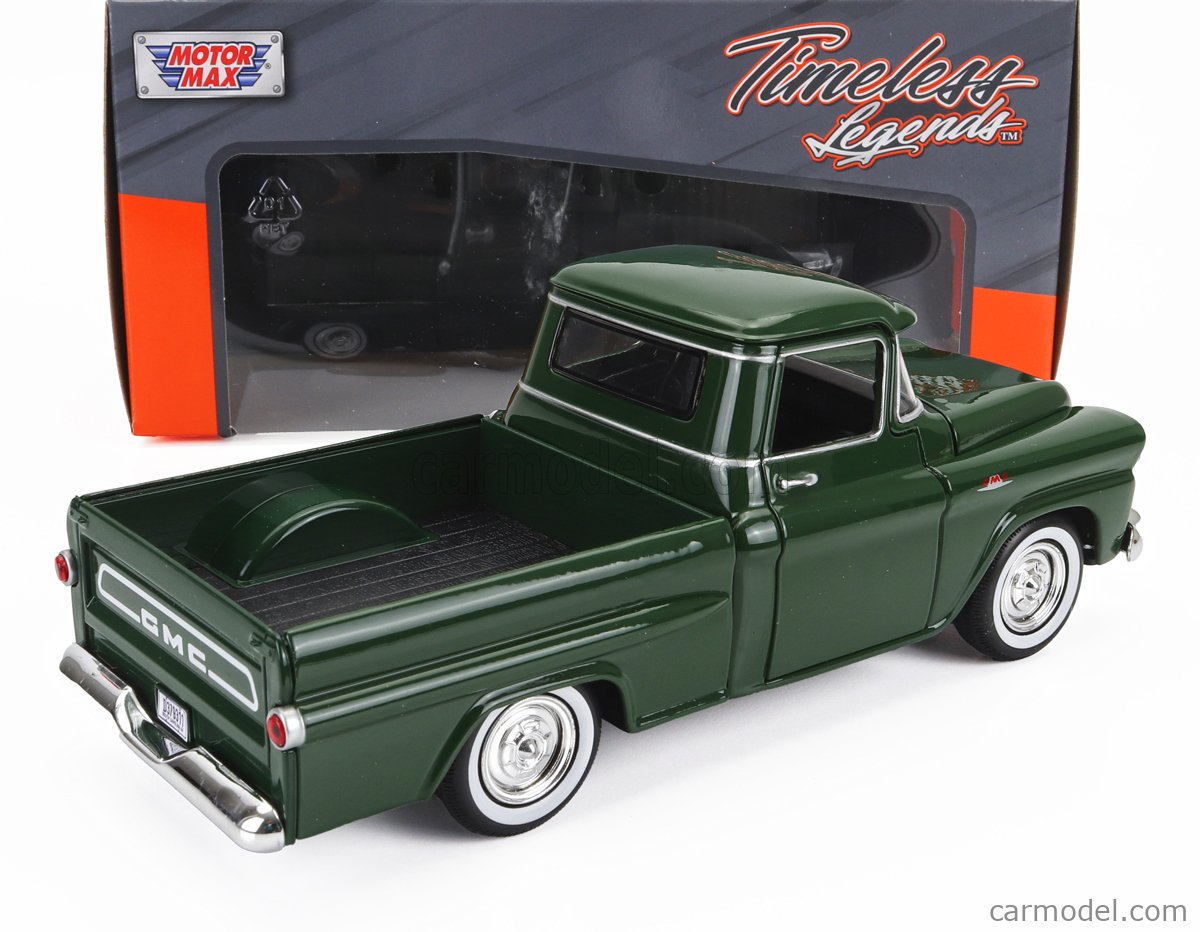 MOTOR-MAX 79385GR Masstab: 1/24 | GMC 1000 WIDESIDE PICK-UP 1958 GREEN