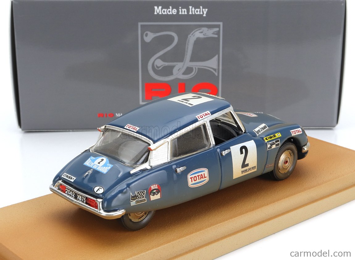 RIO-MODELS 4721 Scale 1/43 | CITROEN DS21 N 2 4th RALLY MAROCCO DIRTY ...