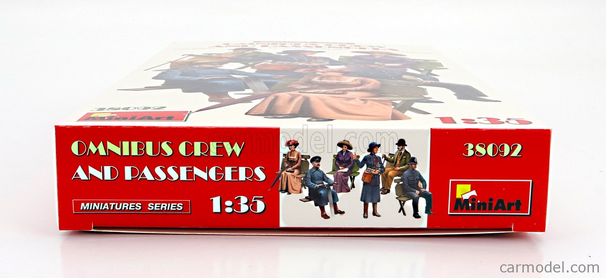 MINIART 38092 Scale 1/35 | FIGURES OMNIBUS CREW AND PASSENGERS