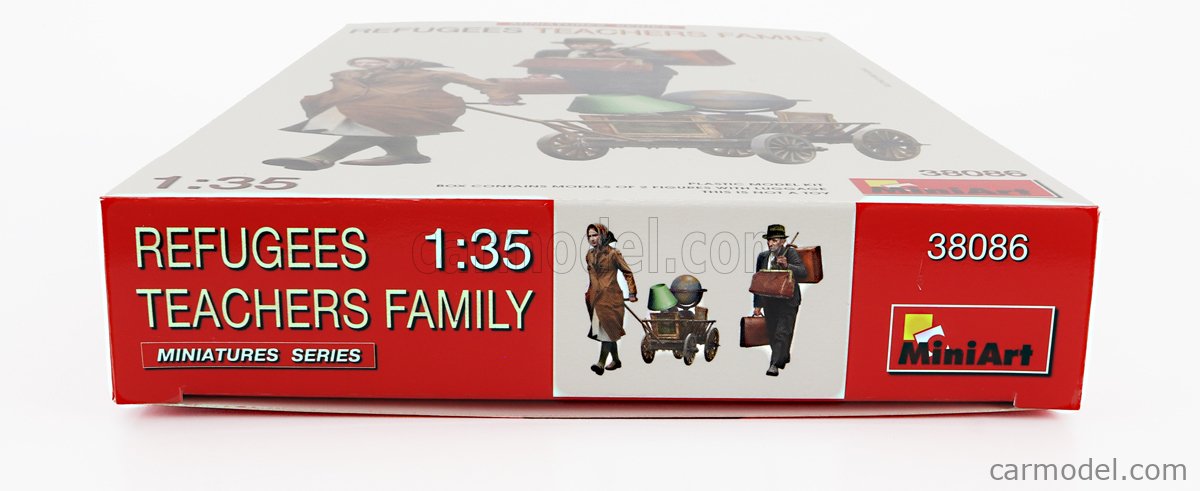 MINIART 38086 Scale 1/35 | FIGURES REFUGEES TEACHERS FAMILY