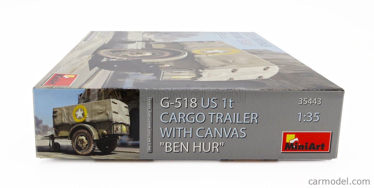 MINIART 35443 Scale 1/35 | TRAILER RIMORCHIO - G-518 US CARGO TRAILER ...