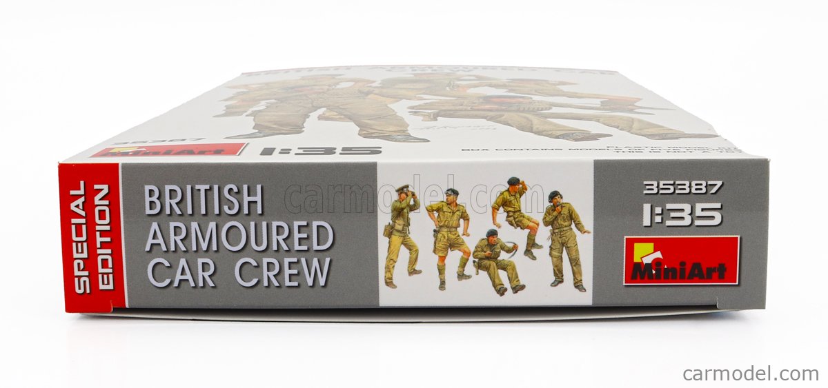MINIART 35387 Scale 1/35 | FIGURES MILITARY BRITISH ARMOURED CAR CREW