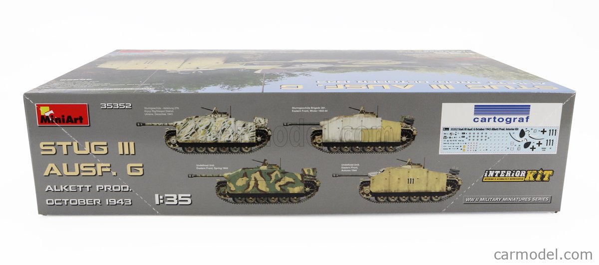 MINIART 35352 Масштаб 1/35 | TANK STUG III AUSF. G MILITARY 1944