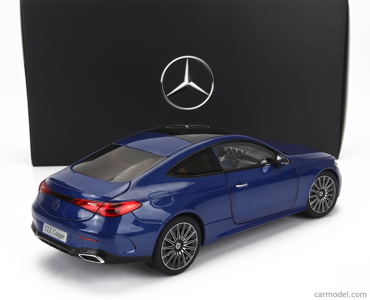 NOREV B66960597 Scale 1/18 | MERCEDES BENZ CLE-CLASS COUPE (C236) AMG LINE 2023 SPECTRAL BLUE MET