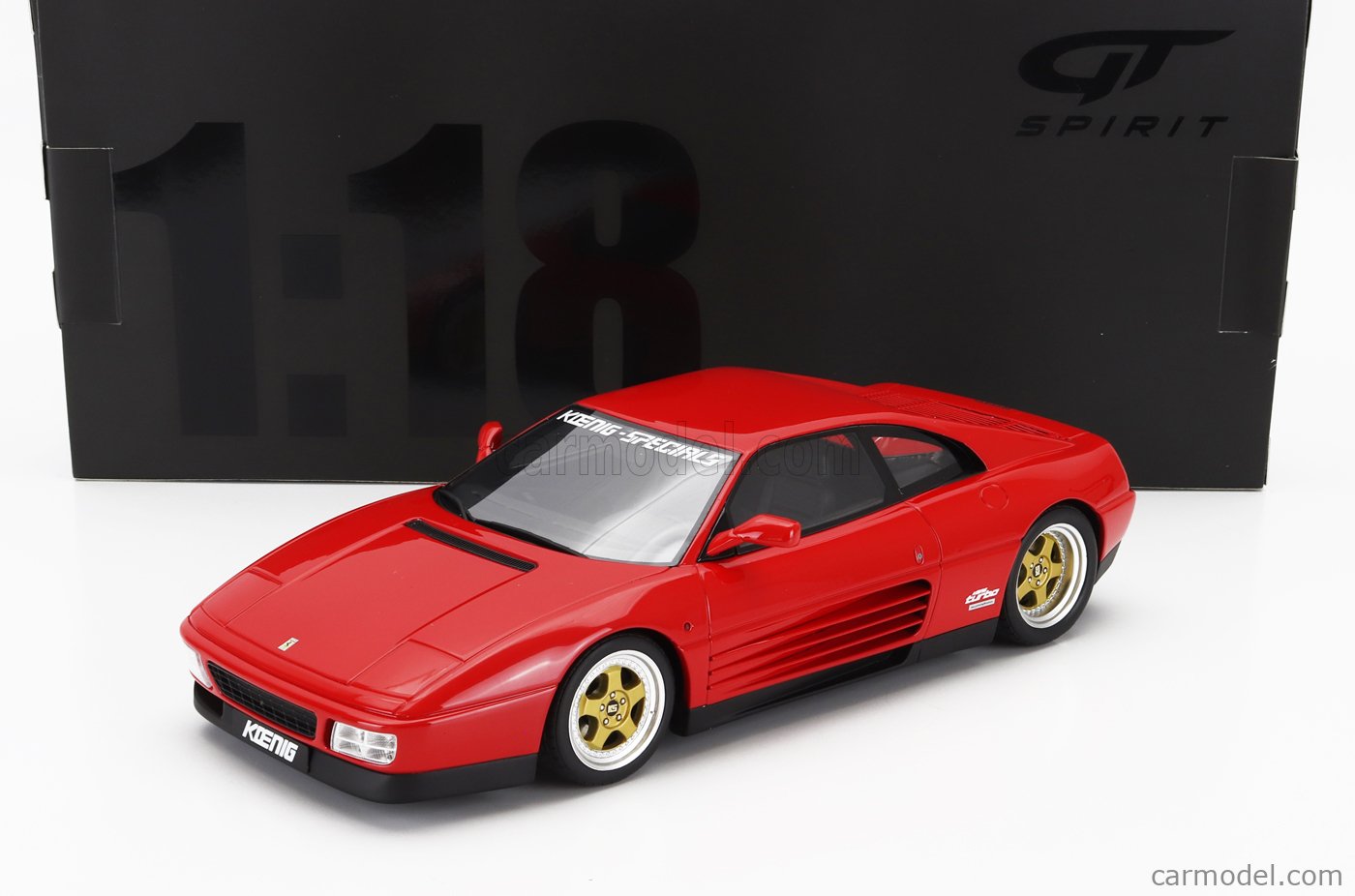 GT-SPIRIT GT472 Scale 1/18 | FERRARI 348 TWIN TURBO SPECIAL KOENIG 1994 RED