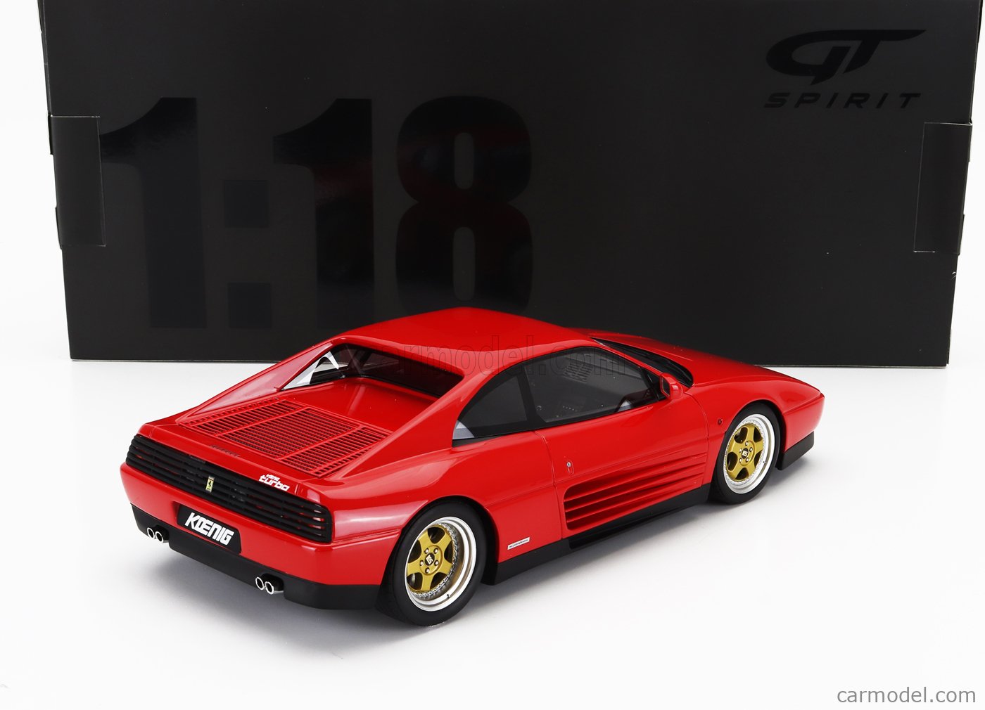 GT-SPIRIT GT472 Scale 1/18 | FERRARI 348 TWIN TURBO SPECIAL KOENIG 1994 RED