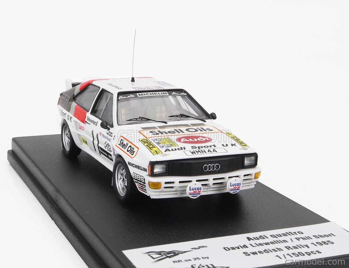 TROFEU TRRSE25 Scale 1/43 | AUDI QUATTRO (night version) N 11 RALLY ...