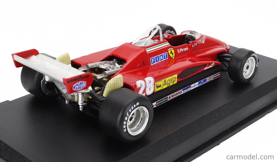 EDICOLA FERF1COL018 Echelle 1/43 | FERRARI F1 126C2 N 28 SEASON 1982 DIDIER PIRONI RED