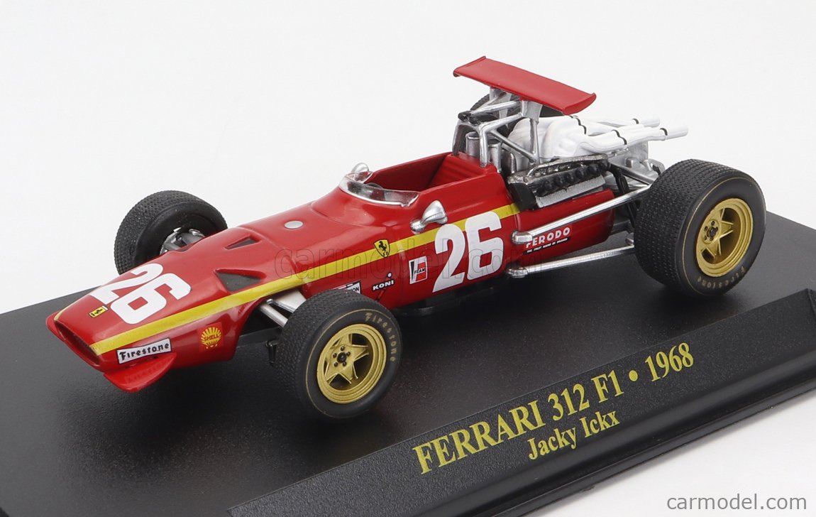 EDICOLA FERF1COL023 Echelle 1/43 | FERRARI F1 312 N 26 SEASON 1968 ...