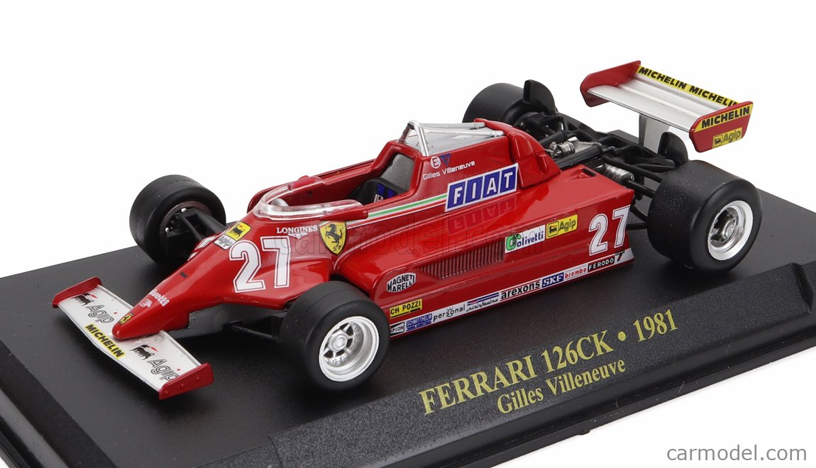 EDICOLA FERF1COL058 Scale 1/43 | FERRARI F1 126CK N 27 SEASON 1981 ...