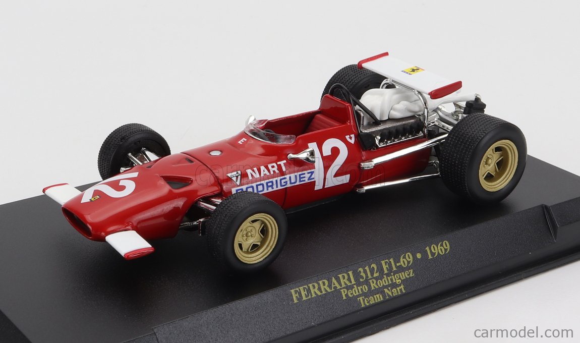 EDICOLA FERF1COL068 Scale 1/43 | FERRARI F1 312 TEAM N.A.R.T. N 12 SEASON 1969 PEDRO RODRIGUEZ ...