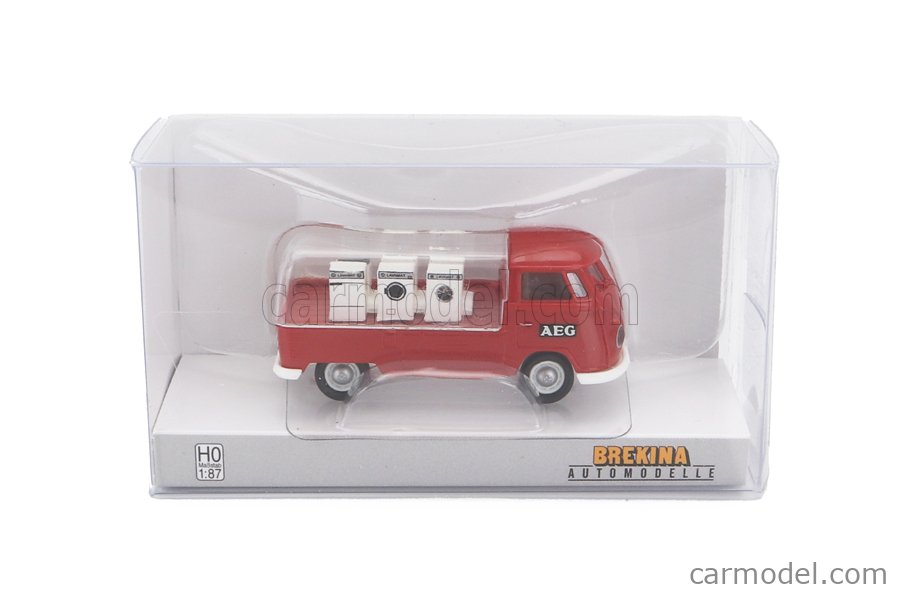 BREKINA PLAST BRE32865 Scale 1/87 | VOLKSWAGEN T1b PICK-UP AEG 1960 RED