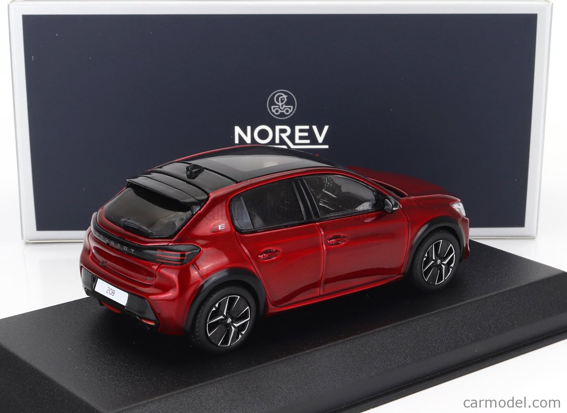 NOREV 472842 Scale 1/43 | PEUGEOT 208 GT 2024 ELIXIR RED