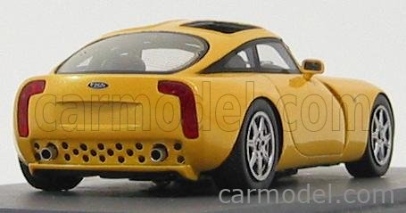 SPARK-MODEL S0213 Scale 1/43 | TVR T350 TARGA 2002 YELLOW MET