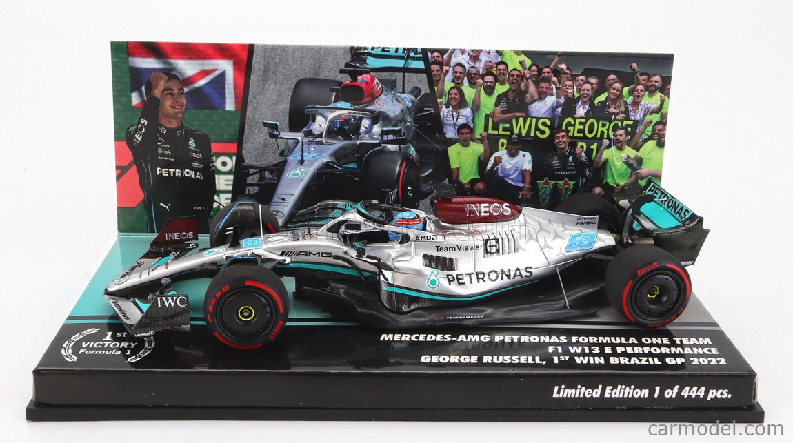 MINICHAMPS 447222163 Scale 1/43 | MERCEDES GP F1 W13E TEAM MERCEDES-AMG ...