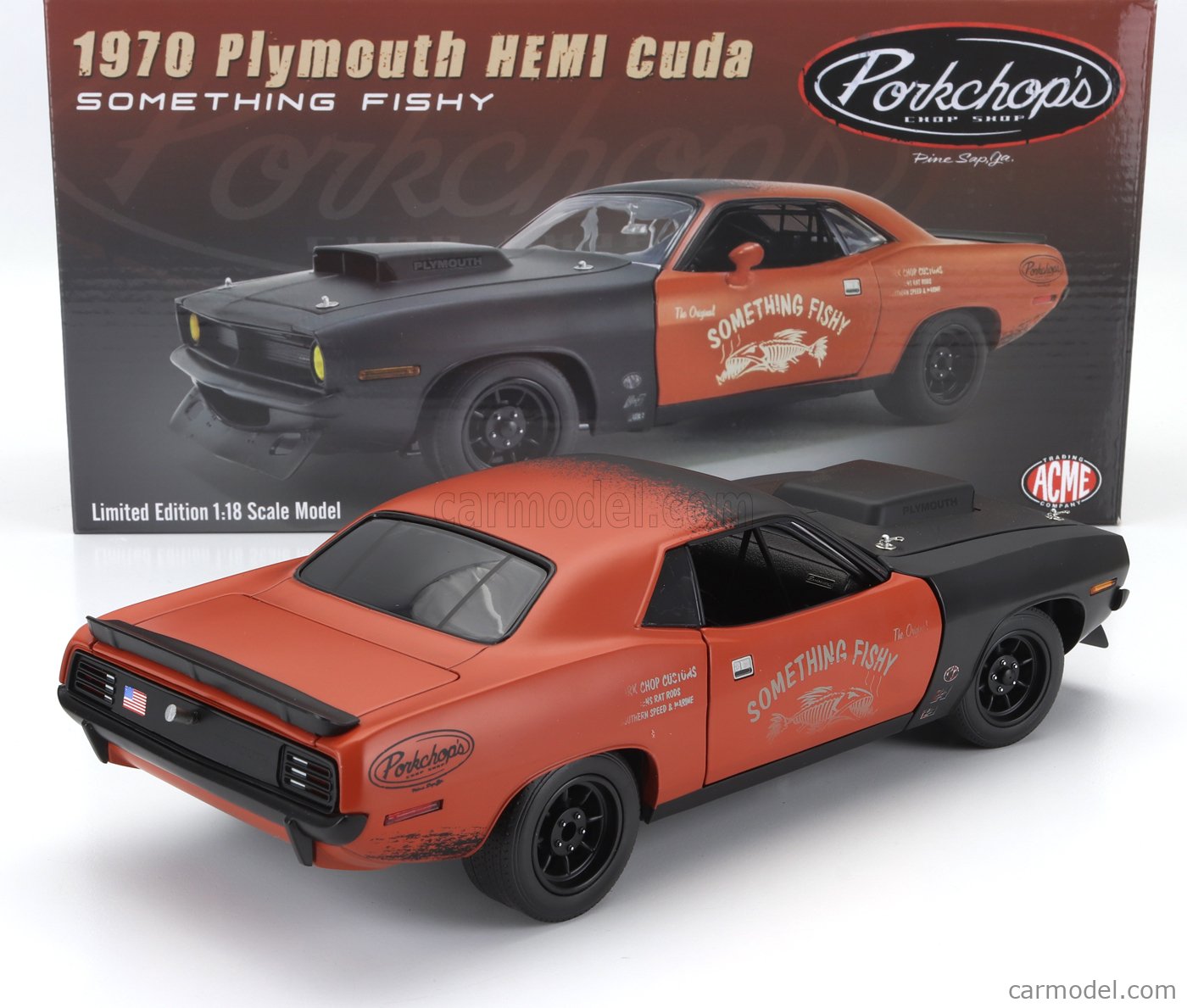 ACME-MODELS A1806131 Scale 1/18 | PLYMOUTH HEMI CUDA COUPE PORK CHOP'S ...