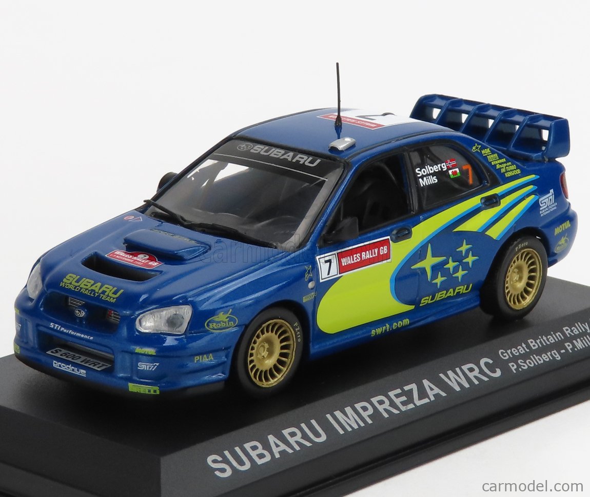EDICOLA RCOL013 Scale 1/43 | SUBARU IMPREZA WRC N 7 WINNER RALLY WALES ...