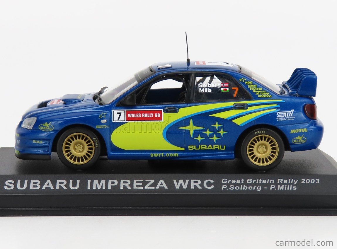 EDICOLA RCOL013 Scale 1/43 | SUBARU IMPREZA WRC N 7 WINNER RALLY WALES ...