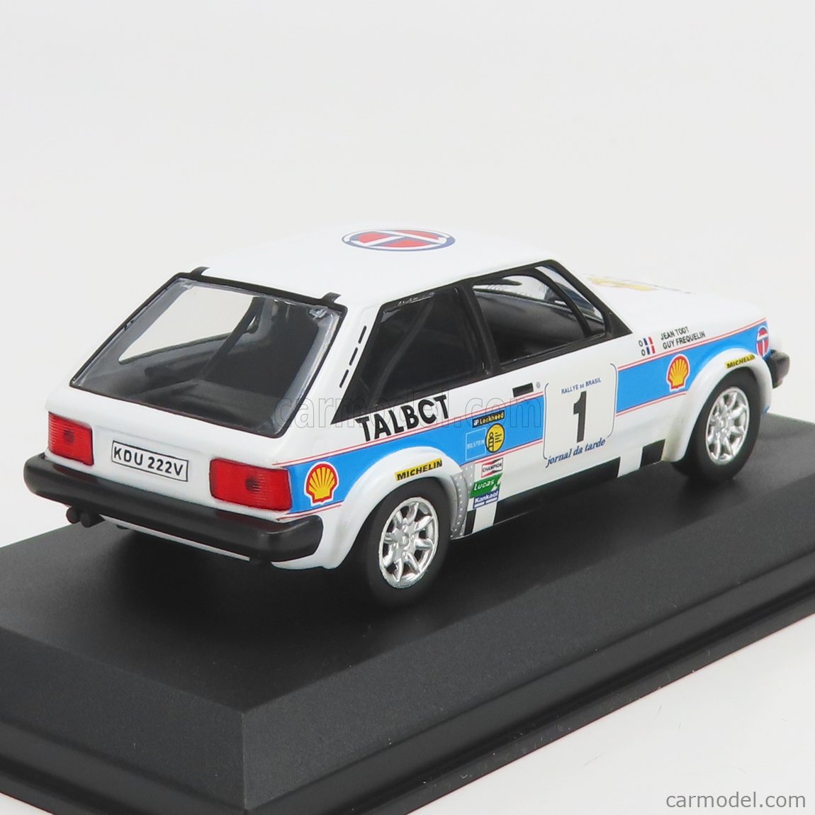 EDICOLA RCOL028 Echelle 1/43 | TALBOT SUNBEAM LOTUS (night version) N 1 2nd RALLY BRAZIL 1981 ...