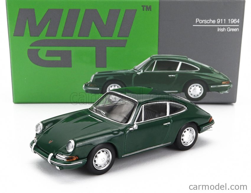 MINI-GT MGT00560-L Scale 1/64 | PORSCHE 911 901 COUPE LHD 1964 IRISH GREEN
