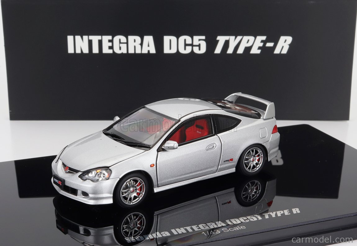 LCD-MODEL LCD43008Si Scale 1/43 | HONDA INTEGRA (DC5) TYPE R 2006 SILVER