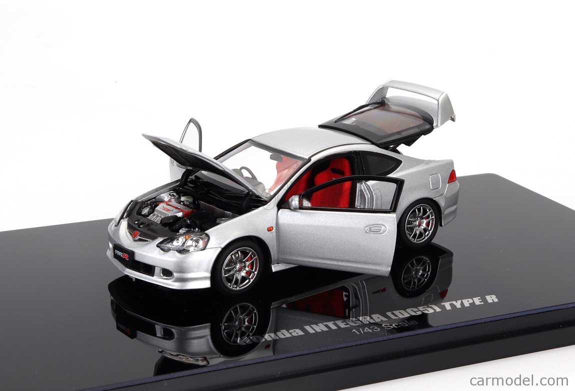 LCD-MODEL LCD43008Si Scale 1/43 | HONDA INTEGRA (DC5) TYPE R 2006 SILVER