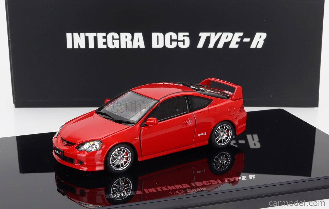 LCD-MODEL LCD43008RE Scale 1/43 | HONDA INTEGRA (DC5) TYPE R 2006 RED